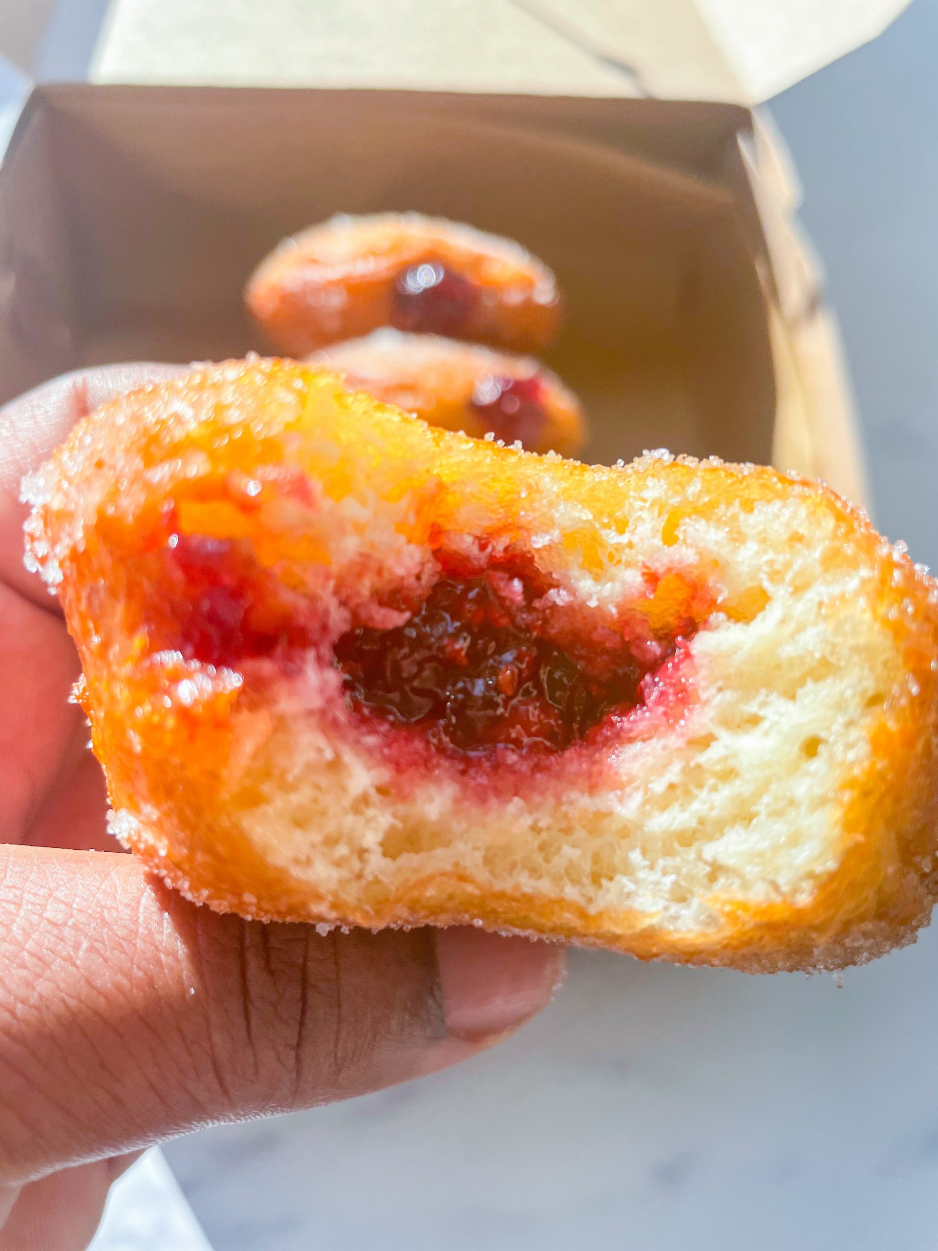 Delicious Raspberry Filled Donuts Recipe - Jam Down Foodie